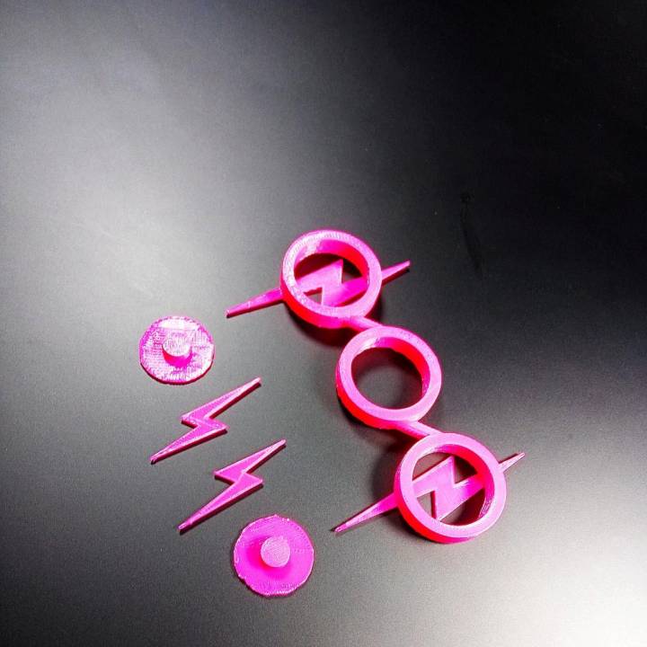 3D Printable The Flash Fidget Spinner by Aidan Nicol