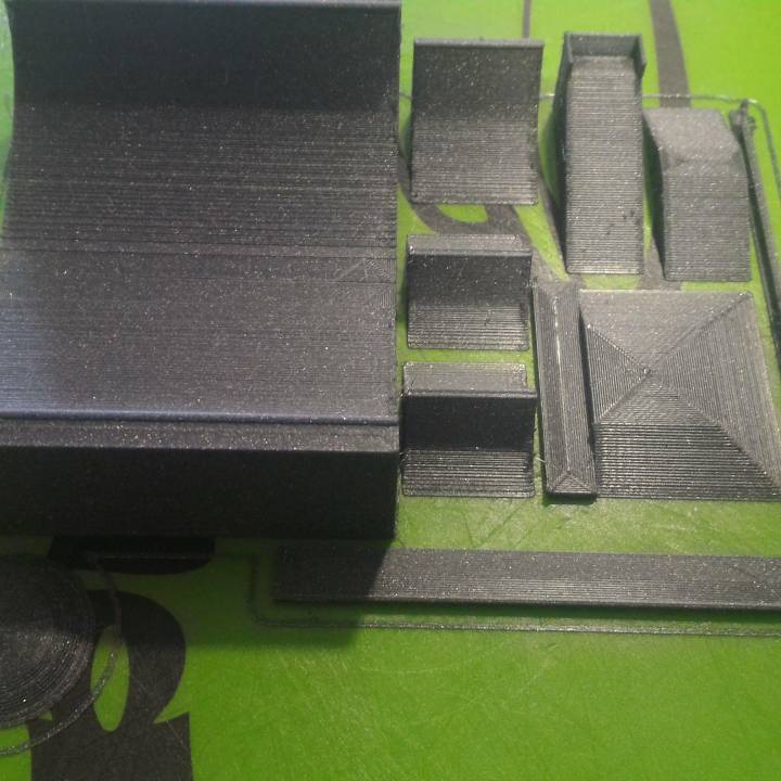 3D Printable finger board skate park simple by jake nussbaumer