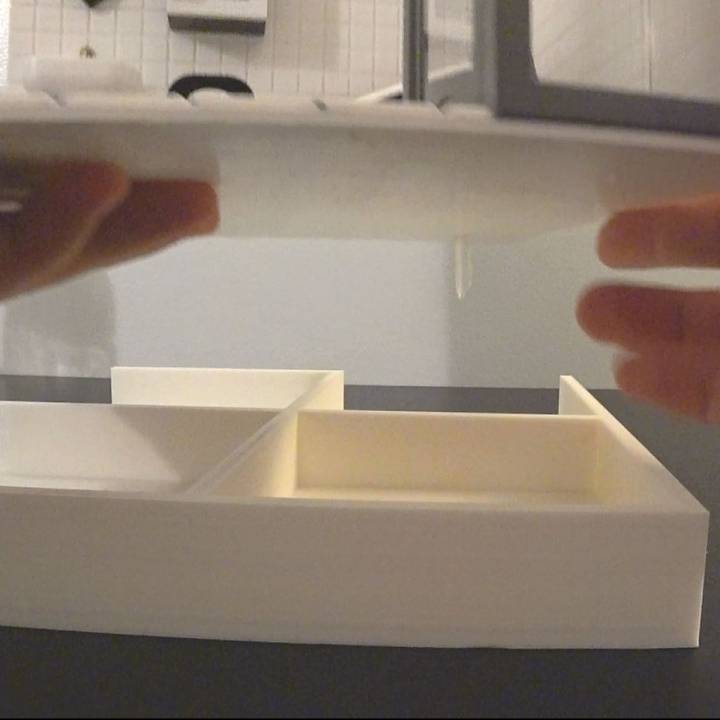 3D Printable Miniature Water storage & drawer (bathroom) by OHTAE KWON