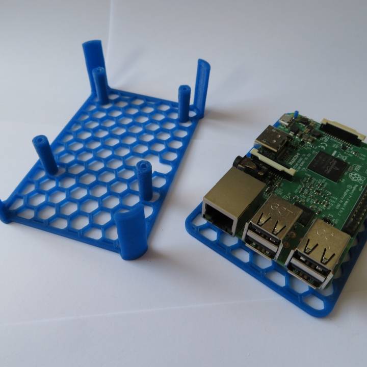 3D Printable Quick raspberry pi case by EL3D