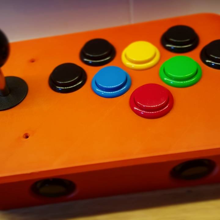 3D Printable Arcade Controls by Darren Furniss