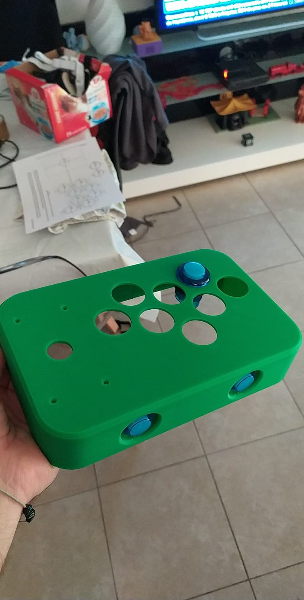3D Printable Arcade Controls by Darren Furniss
