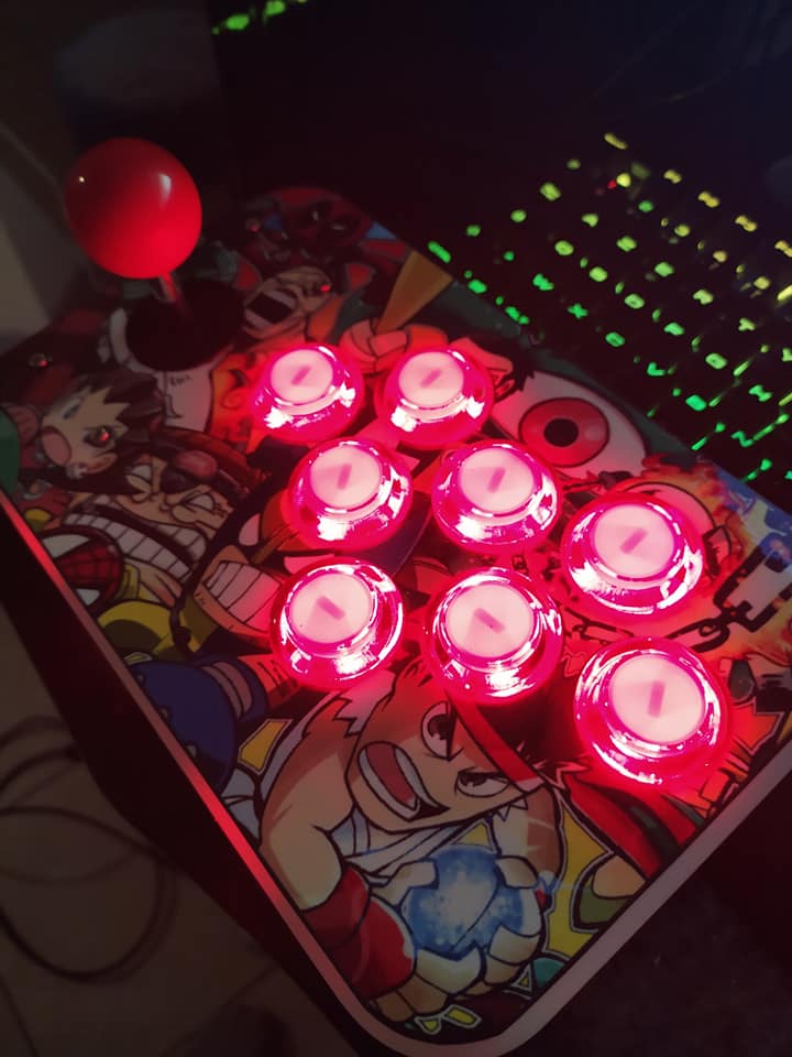 3D Printable Arcade Controls by Darren Furniss