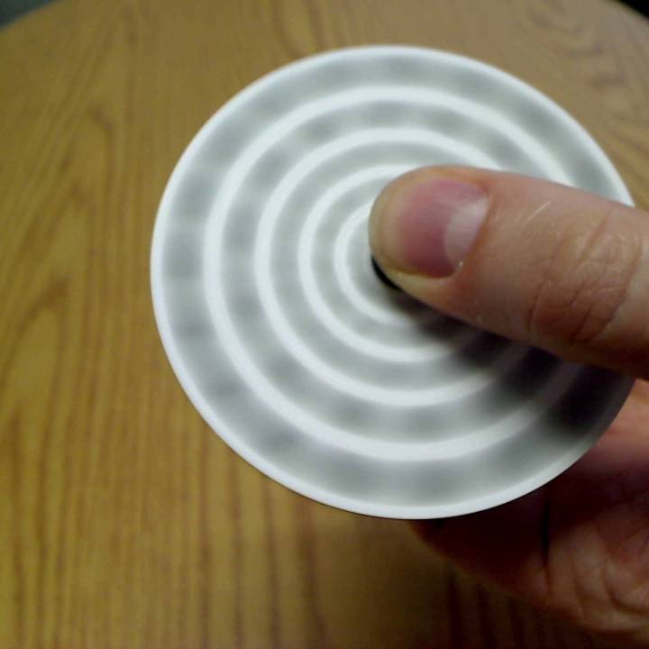 3D Printable Illusion Spinner by Daniel Michitsch