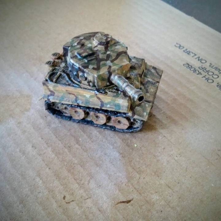 3D Printable Simple Tiger 1 by Al Mon