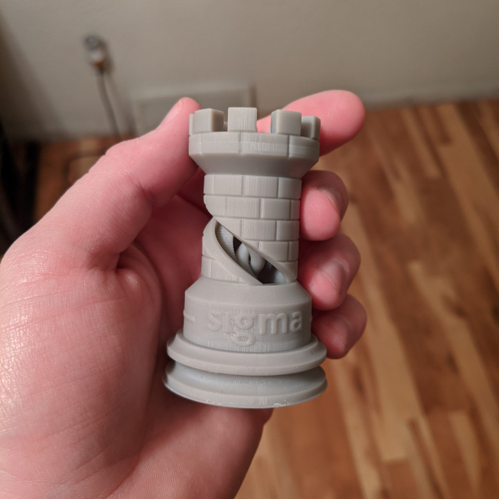3D Print of The Dual Rook by catkinson
