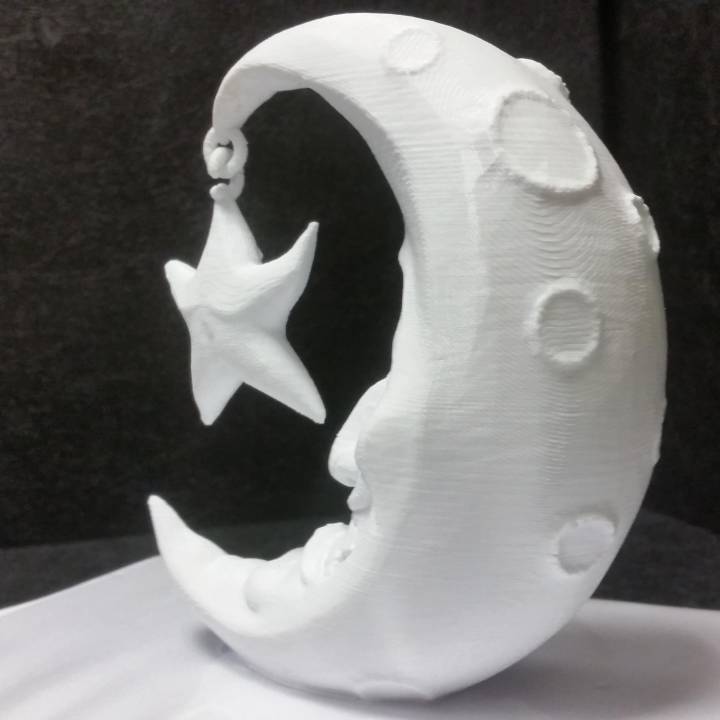 3D Printable Mr. Moon by Nikishin Alexandr