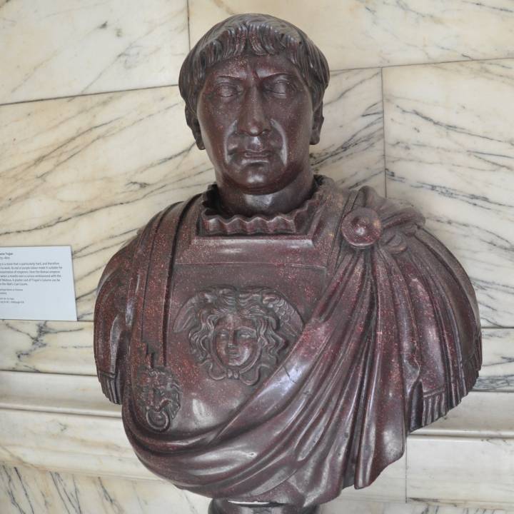 3D Printable Bust of Trajan by Scan The World