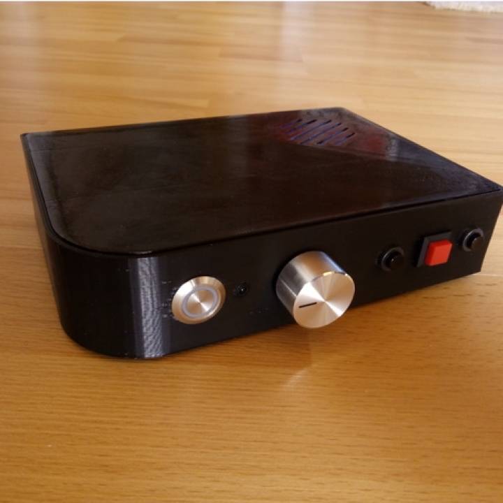 3D Printable Raspberry Pi Music Player Case by Julian Schweigert