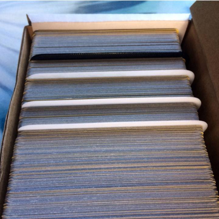 3D Printable Card Divider by Conor O'Kane