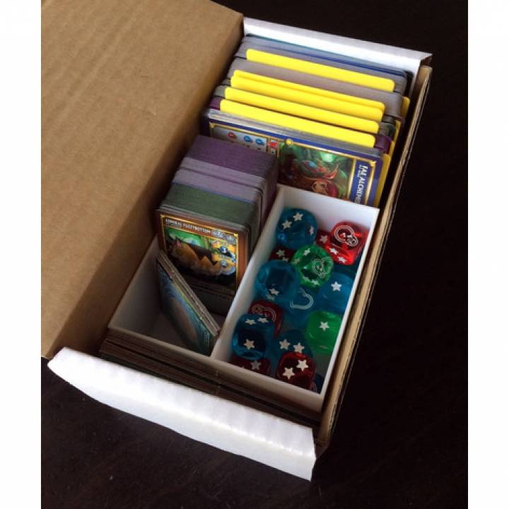 3D Printable Small cards deckbox insert by Conor O'Kane