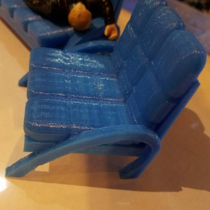 3D Printable Tuftguy chair by Reagan boyd