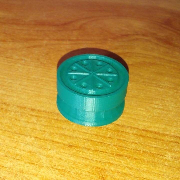 3D Printable Play doh - Pizza stamp by TOPE designs