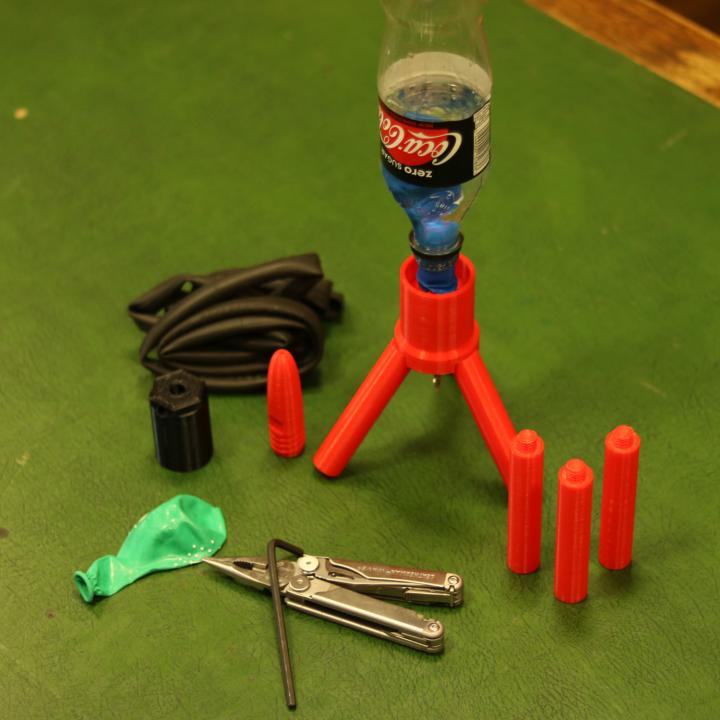 3D Printable Water rocket by Mathis