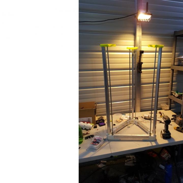 3D Printable EX Delta Printer by Matthew Palulis