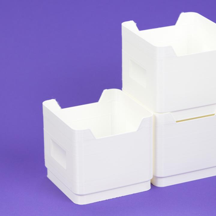 3D Printable Stacking Box by Anton Månsson