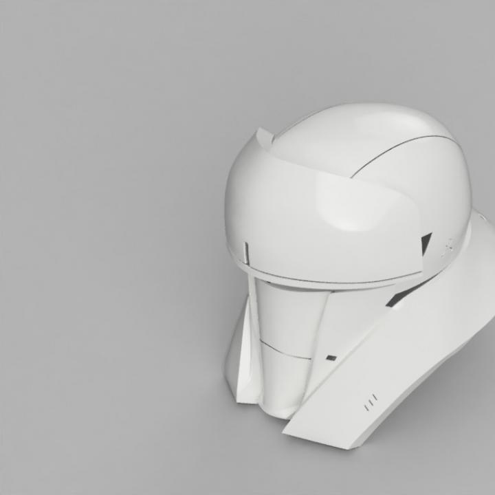3D Printable Tank Trooper Helmet Star Wars Rogue One by PETER SNYDER