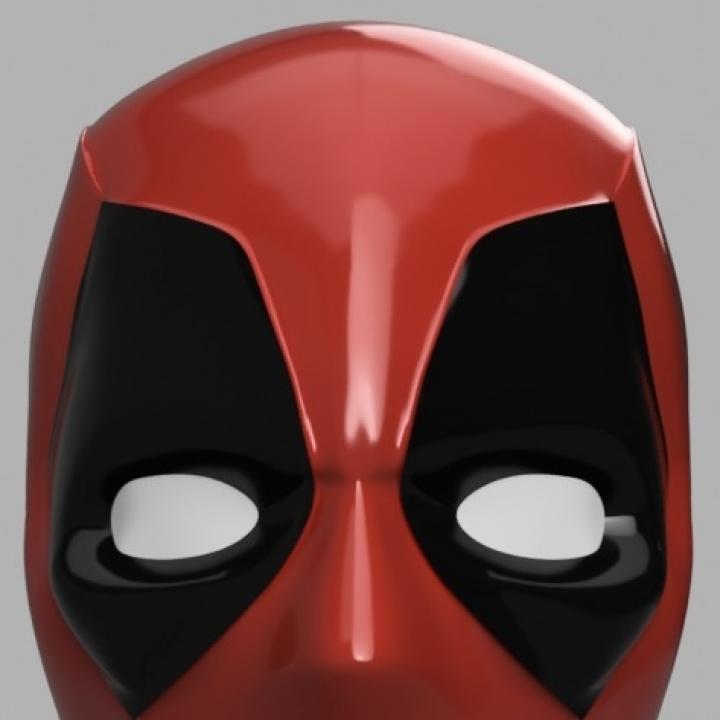 3D Printable Deadpool Mask by PETER SNYDER