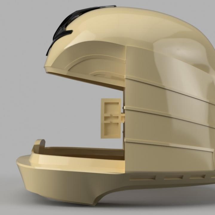 3D Printable Battlestar Galactica Colonial Viper Pilot Helmet by PETER ...