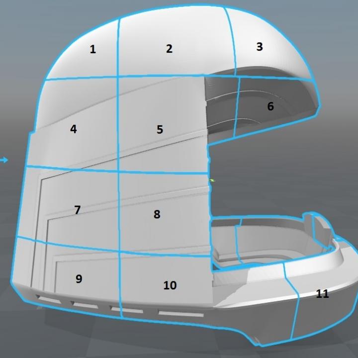 3D Printable Battlestar Galactica Colonial Viper Pilot Helmet by PETER ...