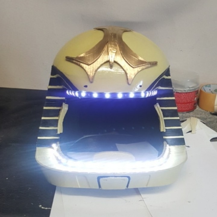 3D Printable Battlestar Galactica Colonial Viper Pilot Helmet by PETER ...