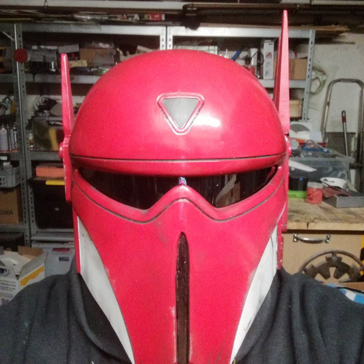 3D Print of Imperial Super Commando Helmet (Star Wars) by TieKai