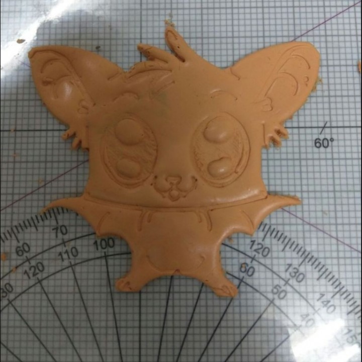 3D Printable Detailed Bat Cookie Cutter by Yuval Dascalu