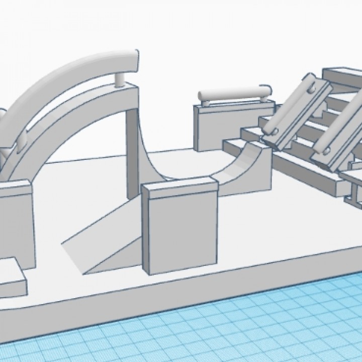 3D Printable Fingerboard Adventure Ramp by Jaime Cheung