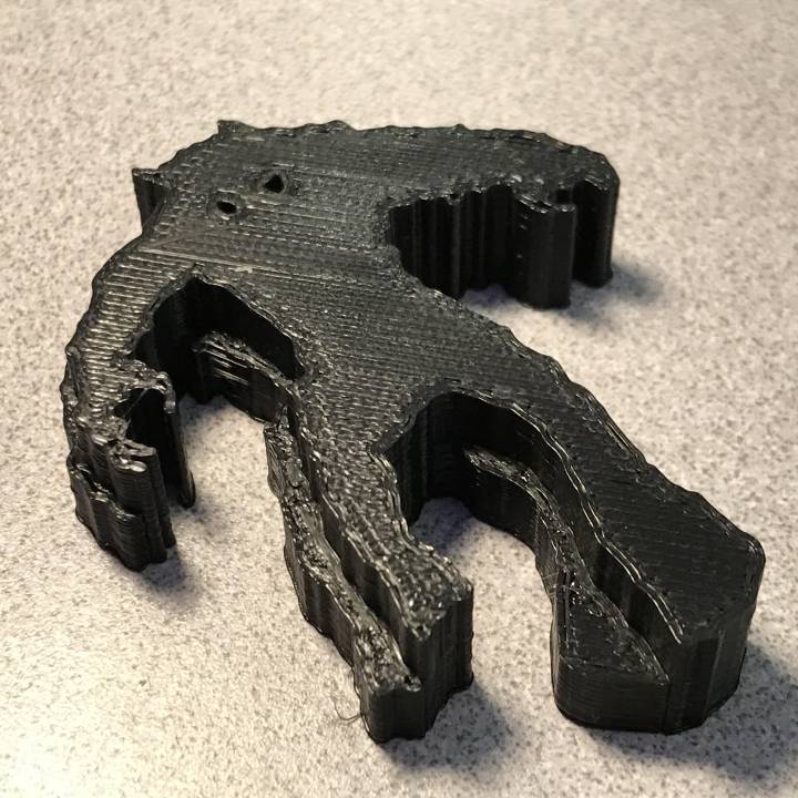 3D Printable Space invader monster keychain by LETOT Didier