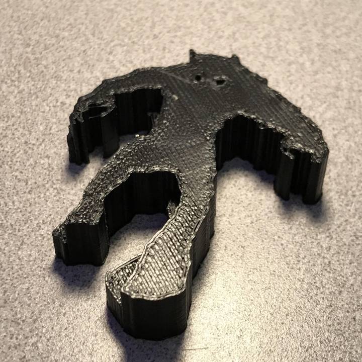 3D Printable Space invader monster keychain by LETOT Didier