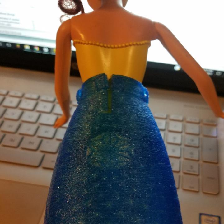3D Printable mid length skirt by Reagan boyd