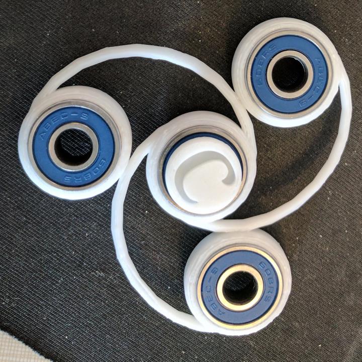 3D Printable Elegant fidget spinner by Bjorn Behrendt