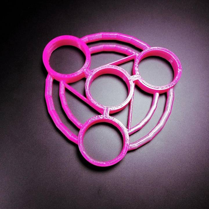 3D Printable Fidget Circle 1 by Michael Popolizio