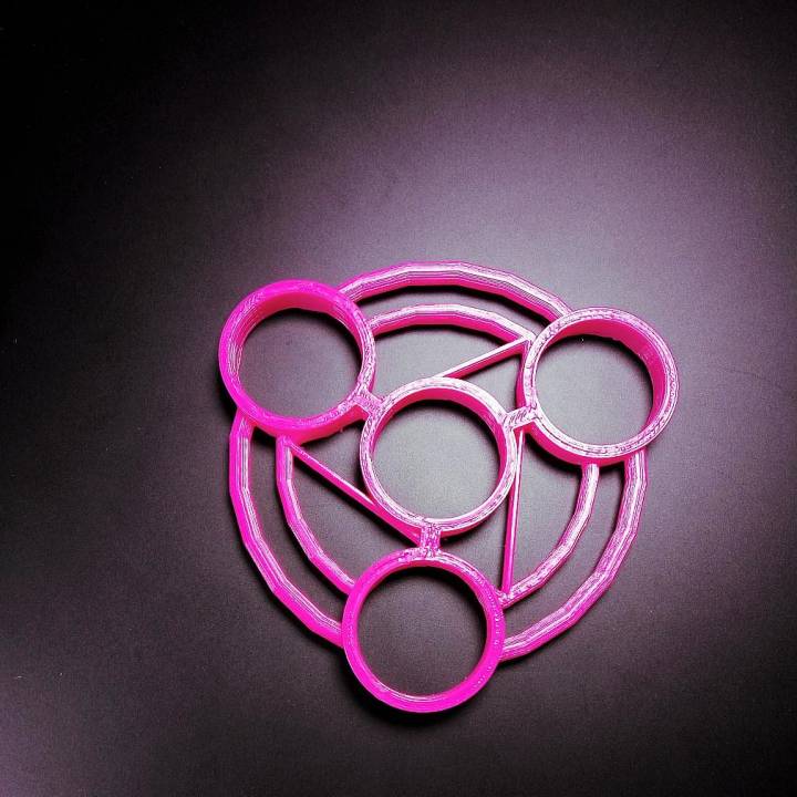 3D Printable Fidget Circle 1 by Michael Popolizio