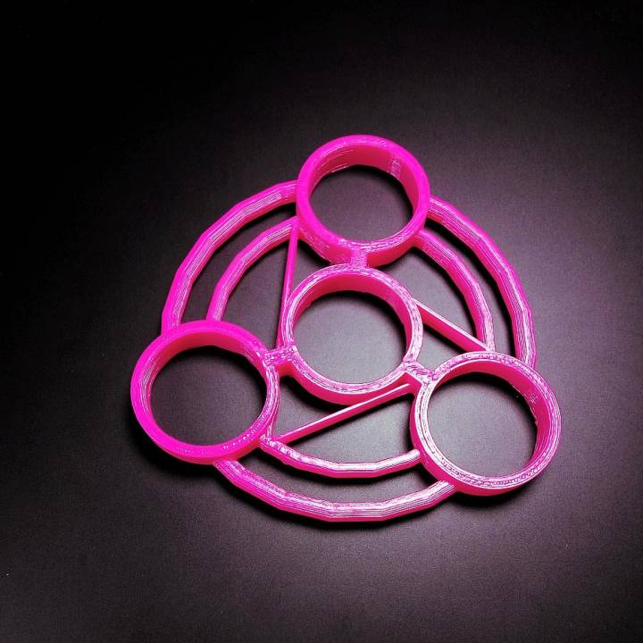 3D Printable Fidget Circle 1 by Michael Popolizio