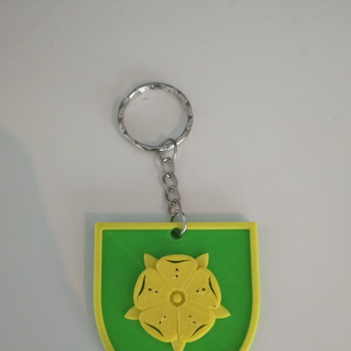 3D Printable Game of Thrones - Tyrell Crest Keychain by Amaury DEBRIAT