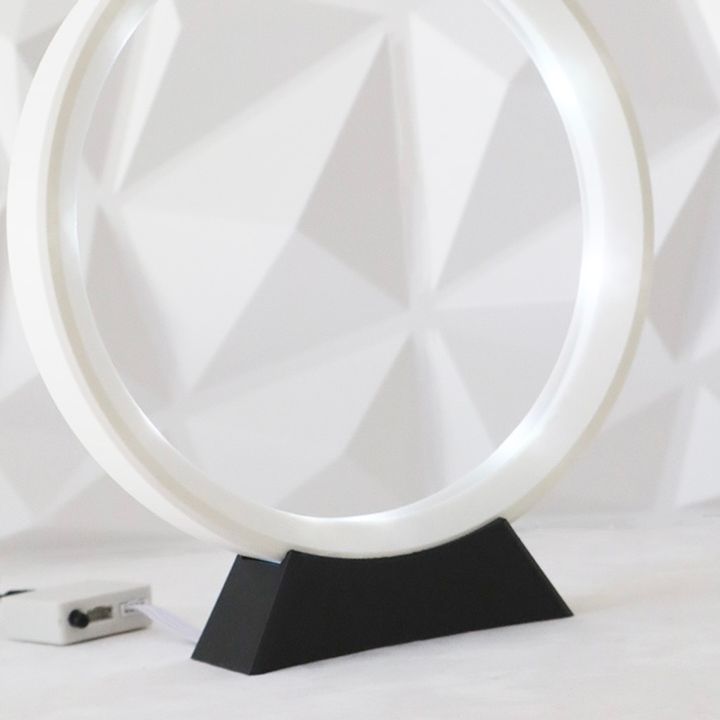 3D Printable LED Ring Lamp by Duncan Smith
