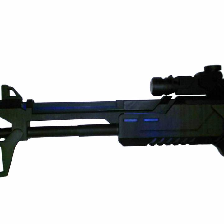 3D Printable Mass Effect M29 Sniper Rifle by Dario Klepic