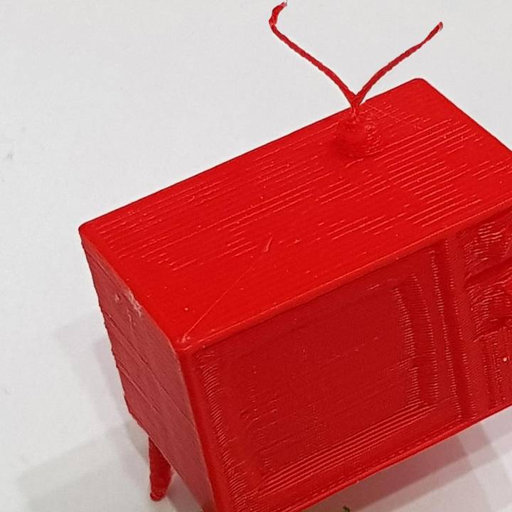 3D Printable Vintage TV by Dario Klepic