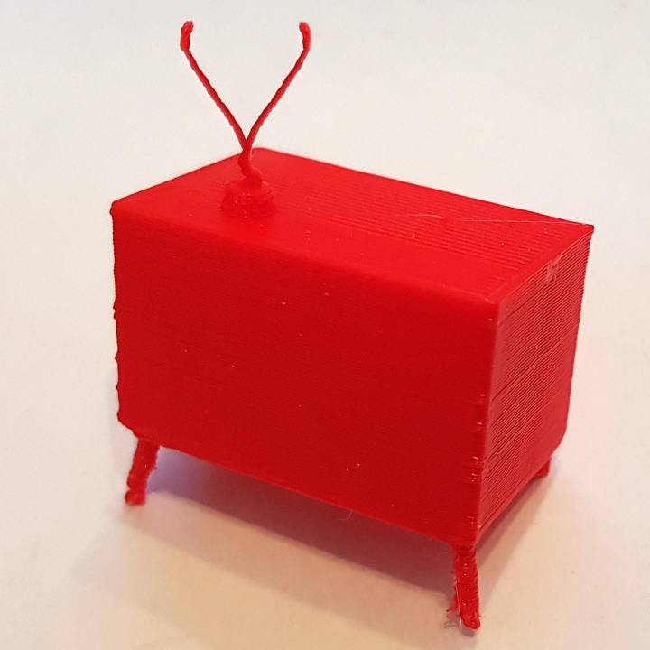 3D Printable Vintage TV by Dario Klepic