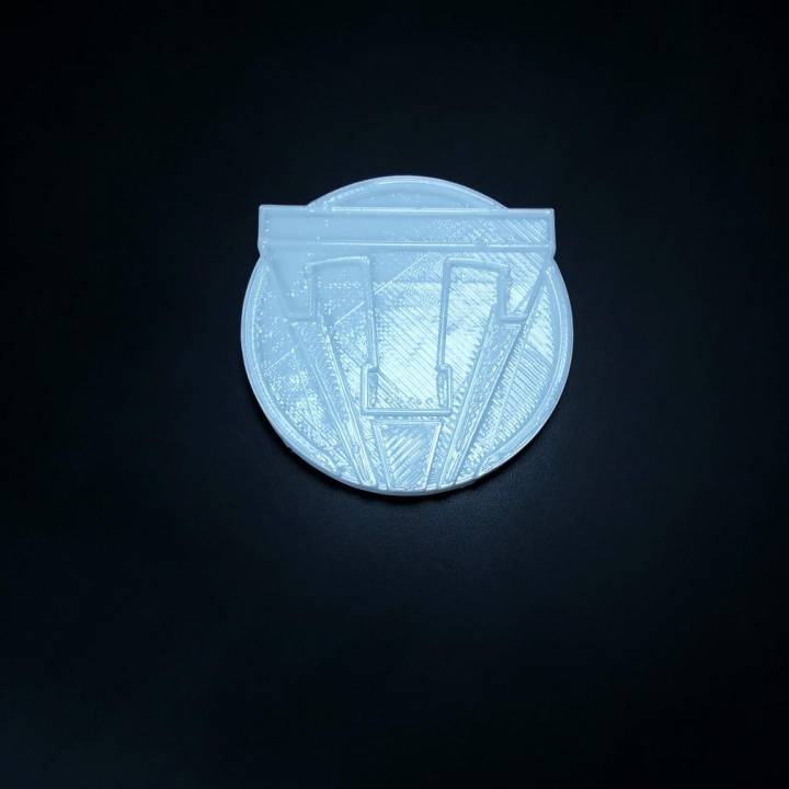 3D Printable Tomorrowland Pin by Jacob Morin