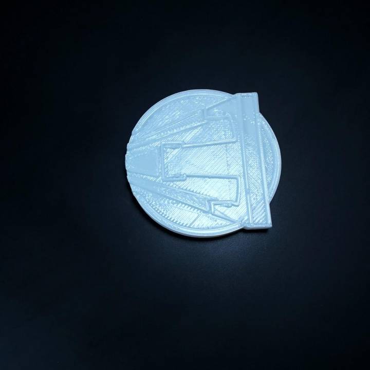 3D Printable Tomorrowland Pin by Jacob Morin