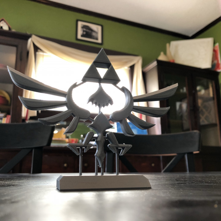 3D Print of Zelda logo by johnmehaffey