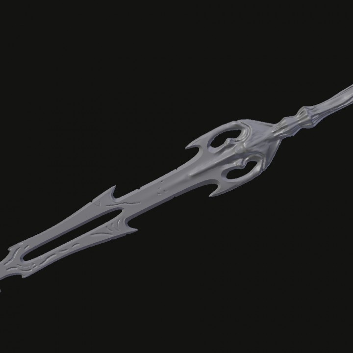 3D Printable Hela's Sword by Rawrbomb