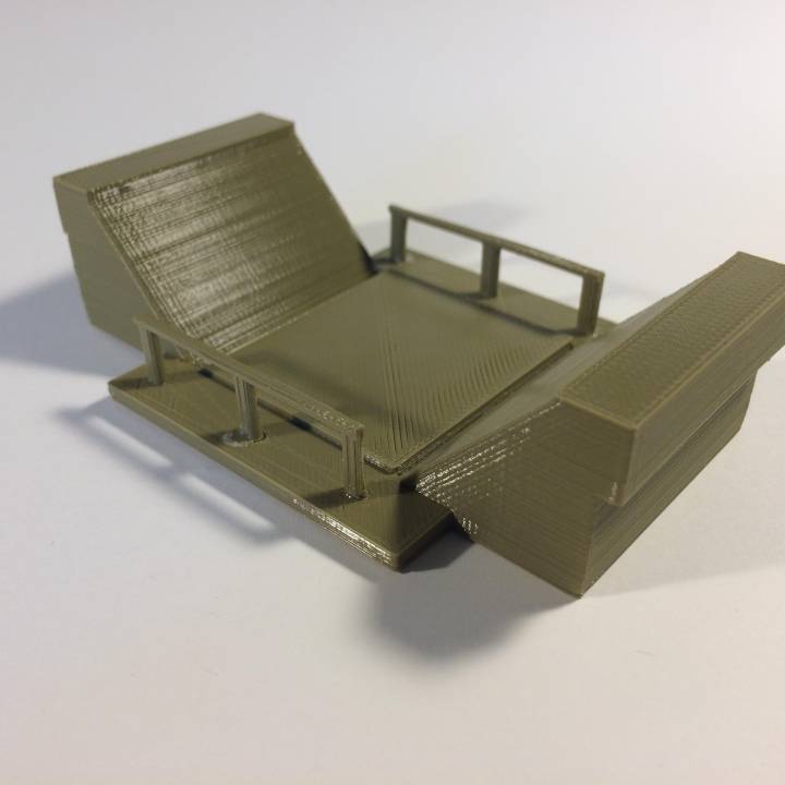 3D Printable Fingerboard Park by AshFlito