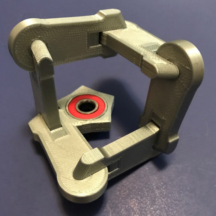 3D Printable fidget widget spinner by Janice Snow