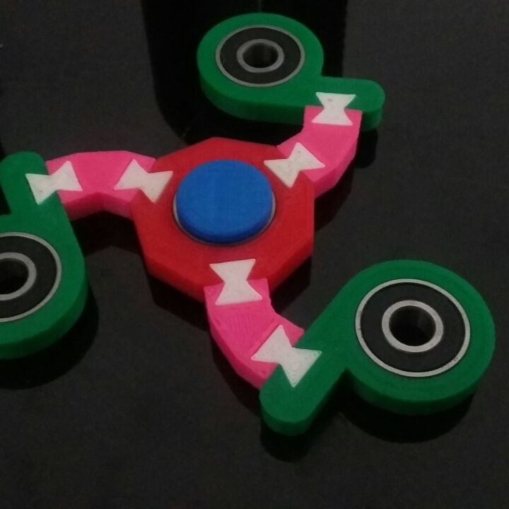 3D Printable Modular Spinner by allison gonzalez