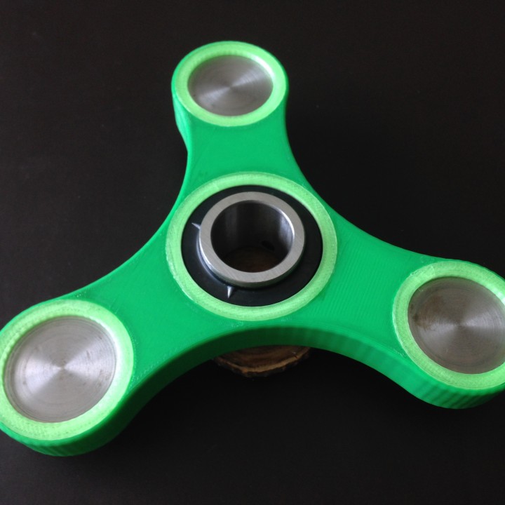 3D Printable Toe Breaker Fidget Spinner UC207-22 by Jon Le