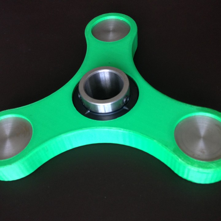 3D Printable Toe Breaker Fidget Spinner UC207-22 by Jon Le