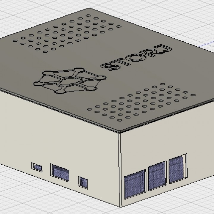 3D Printable Raspberry Pi enclosure for storj.io cloud (one 2.5" and ...
